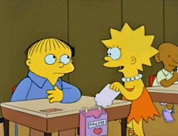 GIF ralph wiggum 90s lisa simpson - animated GIF on GIFER