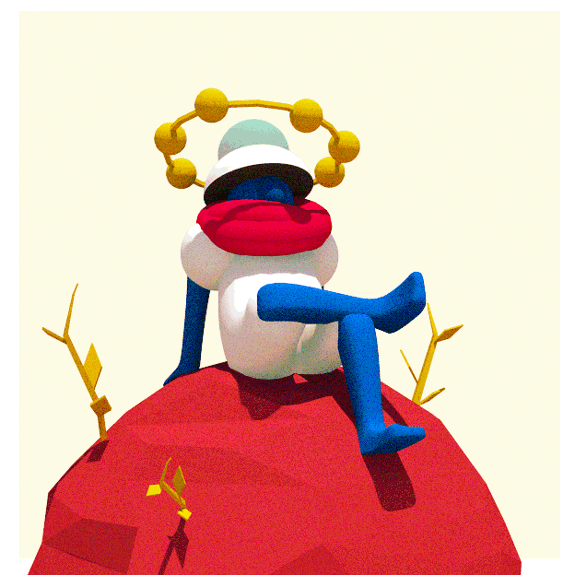 Man 3d blue GIF - Find on GIFER