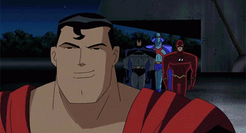 GIF superman justice league fight - animated GIF on GIFER
