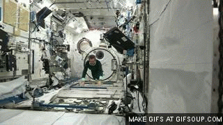 GIF space man - animated GIF on GIFER