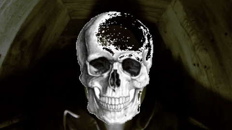 Horror creepy skull GIF on GIFER - by Bladebringer