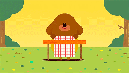 Picnic duggee tablecloth GIF - Find on GIFER