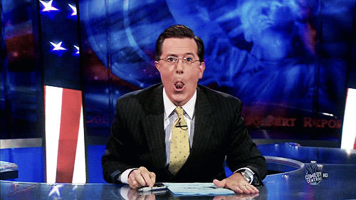 Stephen colbert the colbert report GIF - Find on GIFER