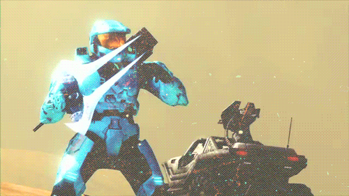 GIF video games blue - animated GIF on GIFER
