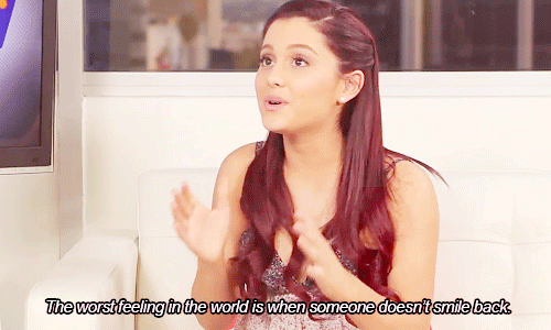 GIF ariana grande smile people - animated GIF on GIFER