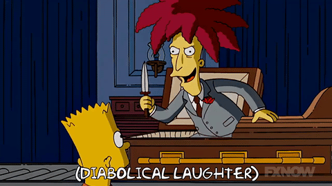 Sideshow bob bart simpson episode 8 GIF - Find on GIFER