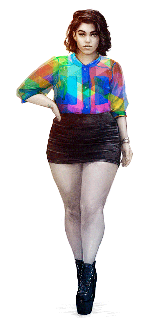 Fashion illustration animation GIF - Find on GIFER
