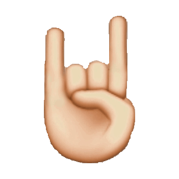 Rock rock on transparent GIF on GIFER - by Keranaya