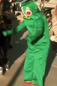 Upvote gumby upthrusts GIF on GIFER - by Fordrerdana