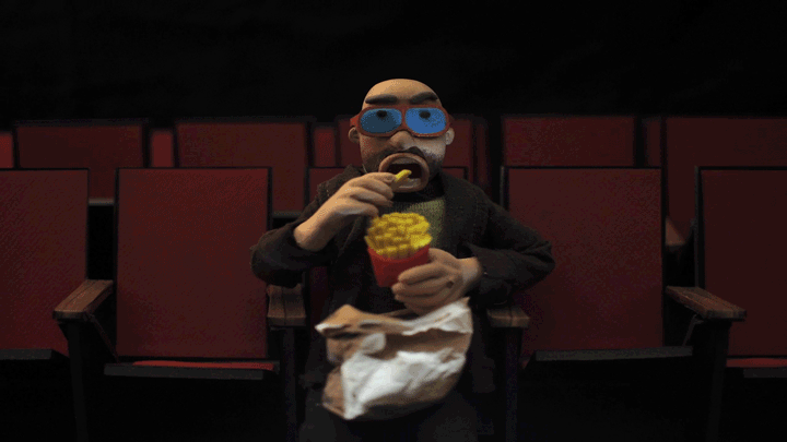 French fries animation loop GIF on GIFER - by Cordakelv