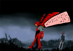 Anime flcl fooly cooly GIF on GIFER - by Mezuru