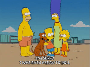 GIF dog lisa simpson season 3 - animated GIF on GIFER