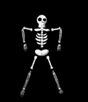 GIF dancing skeleton - animated GIF on GIFER