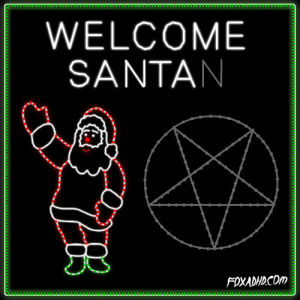 GIF 666 christmas pentagram - animated GIF on GIFER