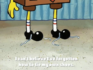 Untied Shoes Spongebob