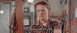 Lea thompson back to the future michael j fox GIF - Find on GIFER