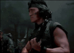 GIF predator sci fi arnold schwarzenegger - animated GIF on GIFER