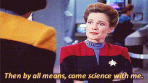 Captain janeway gorgeous smile GIF - Find on GIFER