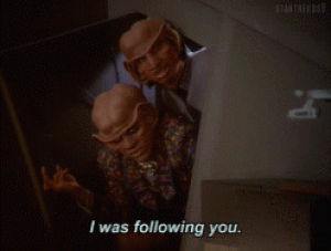 GIF star trek ds9 rom - animated GIF on GIFER