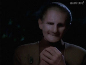 Star trek odo smile GIF on GIFER - by Dianazan