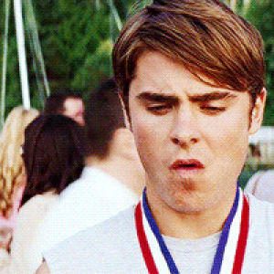 Hairspray wink zac efron GIF on GIFER - by Kazrashakar