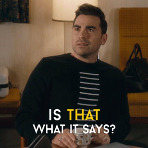 David rose schitts creek schittscreek GIF - Find on GIFER