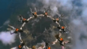 GIF skydiving - animated GIF on GIFER