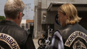 Jax teller soa tara knowles GIF - Find on GIFER