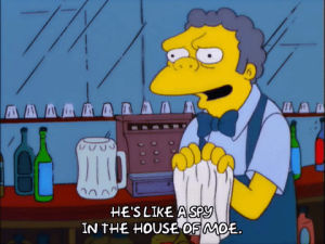 GIF bartender anime monster - animated GIF on GIFER