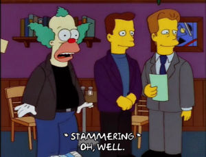 Season 9 episode 15 krusty the clown GIF on GIFER - by Tat