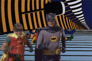 Batman running robin GIF - Find on GIFER