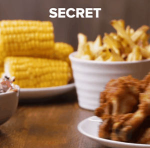 Fried chicken cooking GIF - Find on GIFER