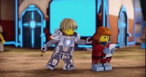 Lego nexo knights anna x ruby GIF - Find on GIFER