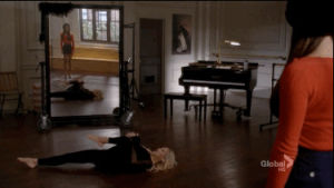 GIF rachel berry glee lea michele - animated GIF on GIFER