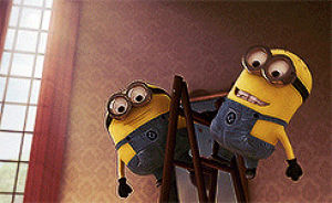 GIF minions despicable me acorns - animated GIF on GIFER