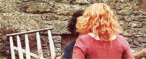 Neck kiss aidan turner ross x demelza GIF - Find on GIFER