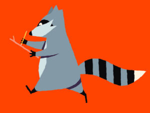 GIF animals clapping raccoon - animated GIF on GIFER - by Bladeconjuror