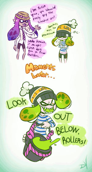 Splatoon Inkling Squid Sisters Inflation Telegraph