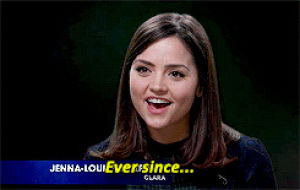 GIF interview jenna louise coleman jenna coleman - animated GIF on GIFER