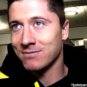GIF lewandowski interview robert lewandowski - animated GIF on GIFER