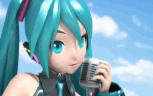 GIF hatsune miku miku vocaloid - animated GIF on GIFER
