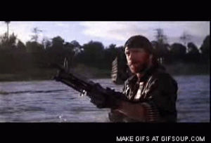 Chuck Norris Punch Gif