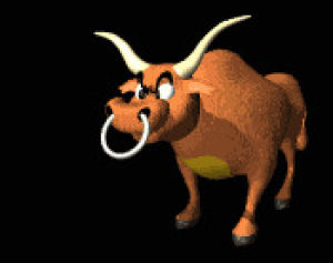 GIF bull looney tunes - animated GIF on GIFER - by Delalmeena