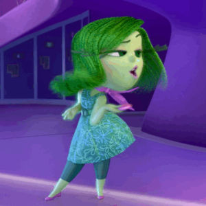 Inside out disgust GIF - Find on GIFER