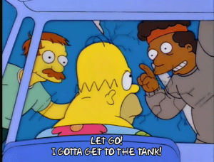 Panicked homer simpson episode 7 GIF - Find on GIFER