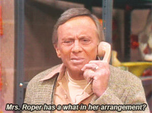 GIF threes company mr roper stanley roper - animated GIF on GIFER