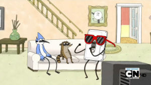 Mordecai and rigby cartoons comics regular show GIF on GIFER - by ...