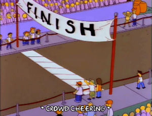 GIF finish line - animated GIF on GIFER