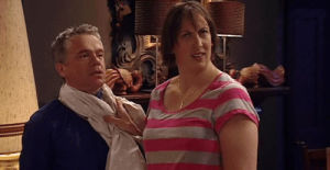 GIF miranda hart james holmes tom ellis - animated GIF on GIFER - by ...