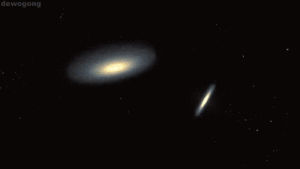 Space galaxy GIF on GIFER - by Mashicage
